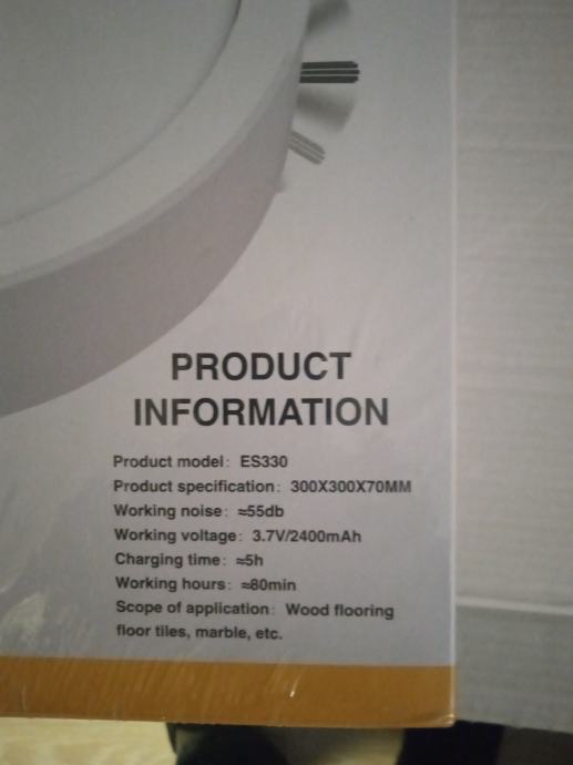 Robotski sesalec-brisalec prahu