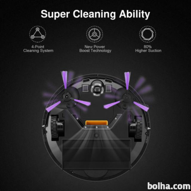 Robotski sesalnik sesalec sesalniki kot Vileda iRobot Roomba - UGODNO!