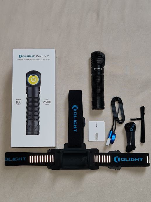 Olight Perun 2 - Ročna / Naglavna Svetilka - NOVA
