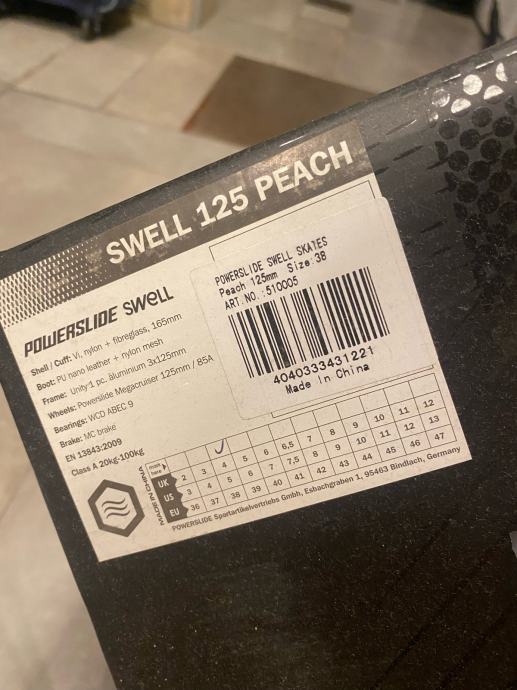 Powerslide Swell Peach 125 fitnes rolerji