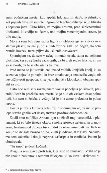 Carmen Laforet: PRAZNINA