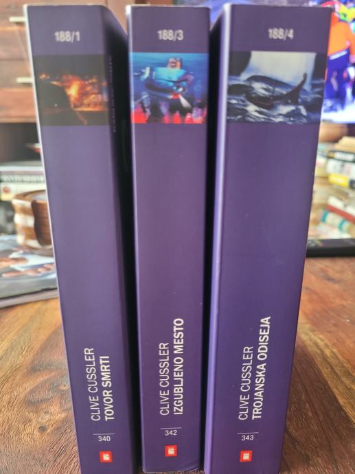 Clive Cussler, 3 knjige