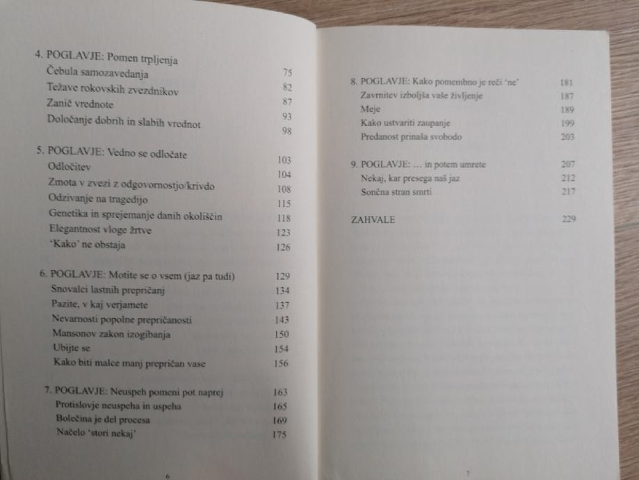 Dol mi visi, Mark Manson