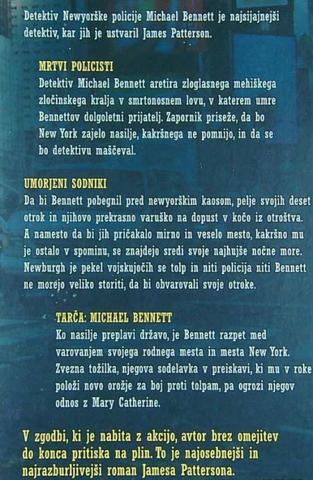 JAZ, MICHAEL BENNET, James Patterson, Michael Ledwidge