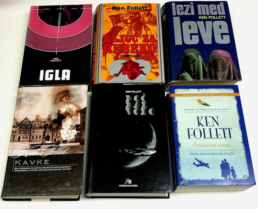 KEN FOLLETT - VEČ KNJIG