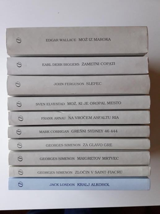 ROMANI, 10 KNJIG V KOMPLETU, ZALOŽNIŠKA HIŠA DOLENC