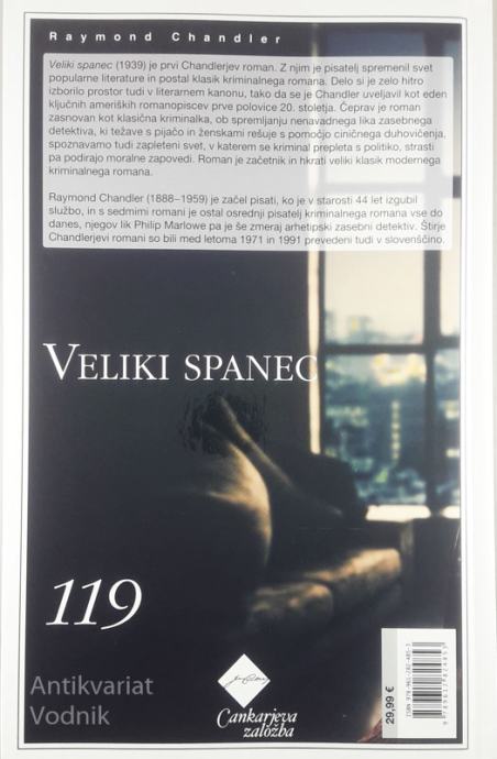 VELIKI SPANEC, Raymond Chandler