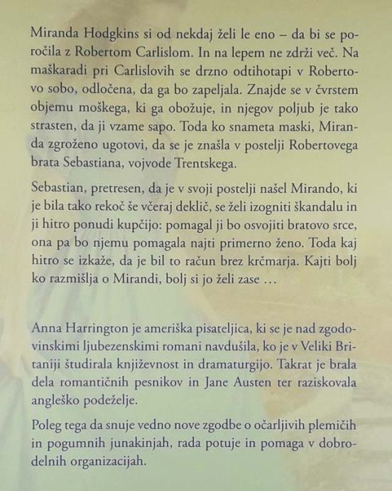 VOJVODI PO VOLJI, Anna Harrington