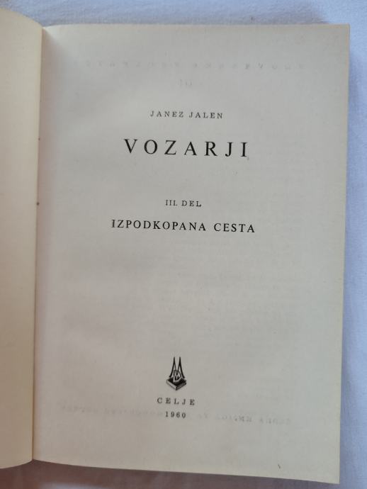 Vozarji- Janez Jalen III del Izpodkopana cesta
