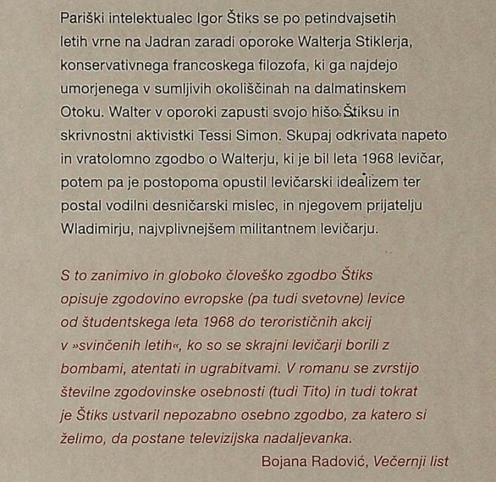W; Kaj sploh pomeni boriti se za boljši svet? Igor Štiks