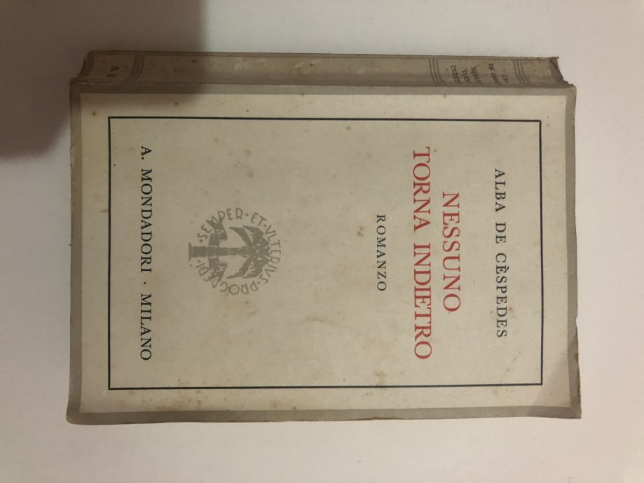 Nessuno torna indietro - Italjanski roman