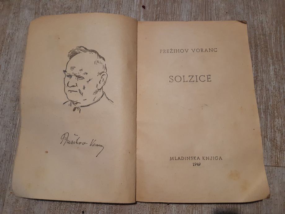 Prežihov Voranc SOLZICE 1949 prva izdaja