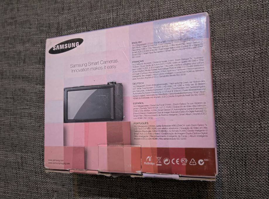 Prodam odlično ohranjen Samsung ST5000 digitalni fotoaparat + 16GB SD