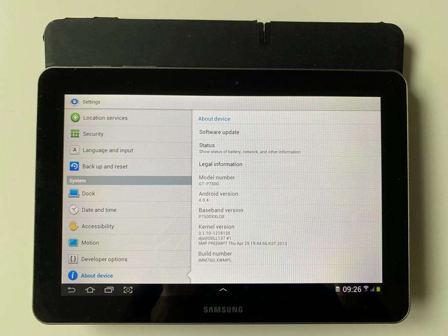 Samsung Galaxy Tab 10.1 GT-P7500
