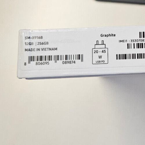 Samsung Galaxy Tab S9 Ultra 2023 SM-X916B 256GB Wi-Fi + 5G 14.6 NOVO!