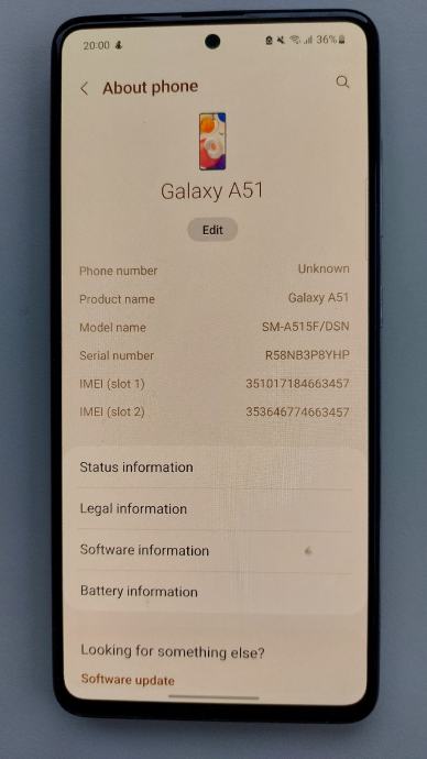 Samsung Galaxy A51