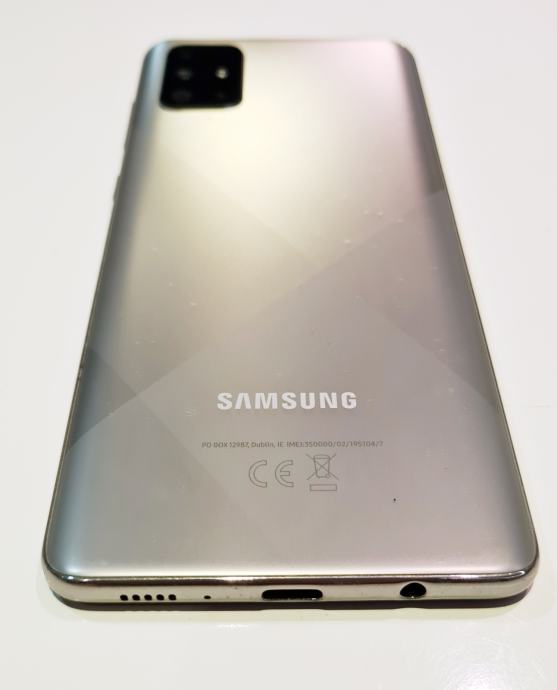 Samsung Galaxy A71, 128 Gb, silver - V GARANCIJI!!!