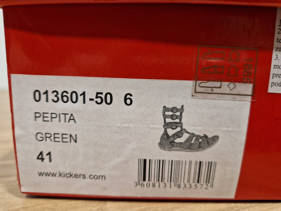 Kickers Pepita Green gladiatorke