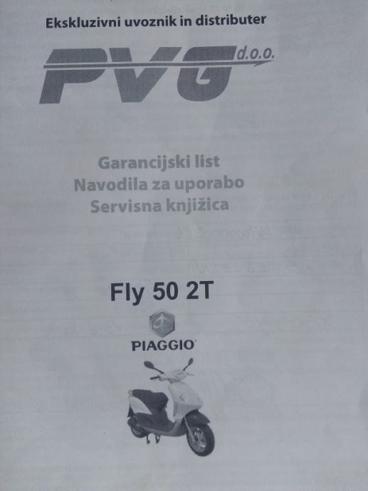 Piaggio Fly 50 2T 50 cm3, 2011 l.