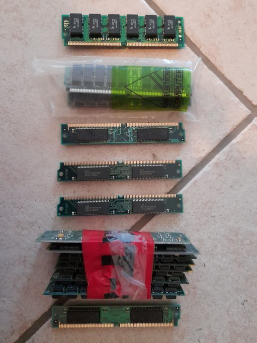 FPM RAM IN EDO RAM , stari ram pomnilniki za 486 in P1, Pentium 1 itd