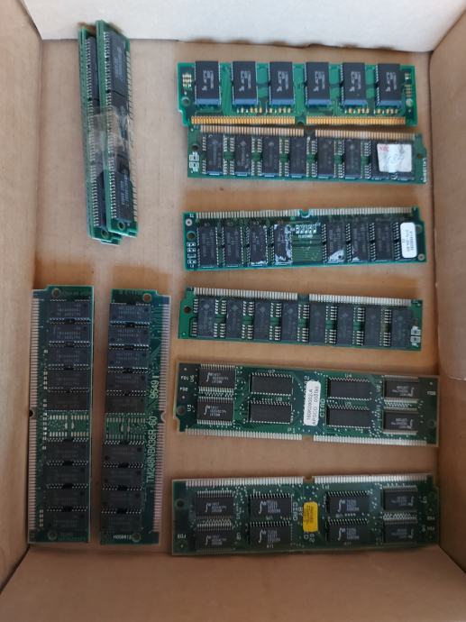 FPM RAM IN EDO RAM , stari ram pomnilniki za 486 in P1, Pentium 1 itd