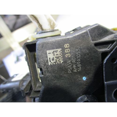 CENTRALNO ZAKLEPANJE PREDNIH LEVIH VRAT OEM N. 9800618280 ORIGINAL REZ