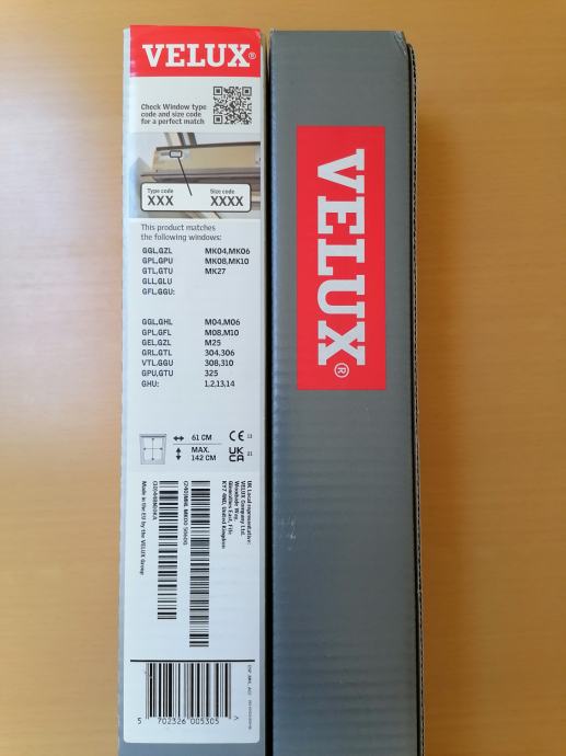 Velux zunanje senčilo