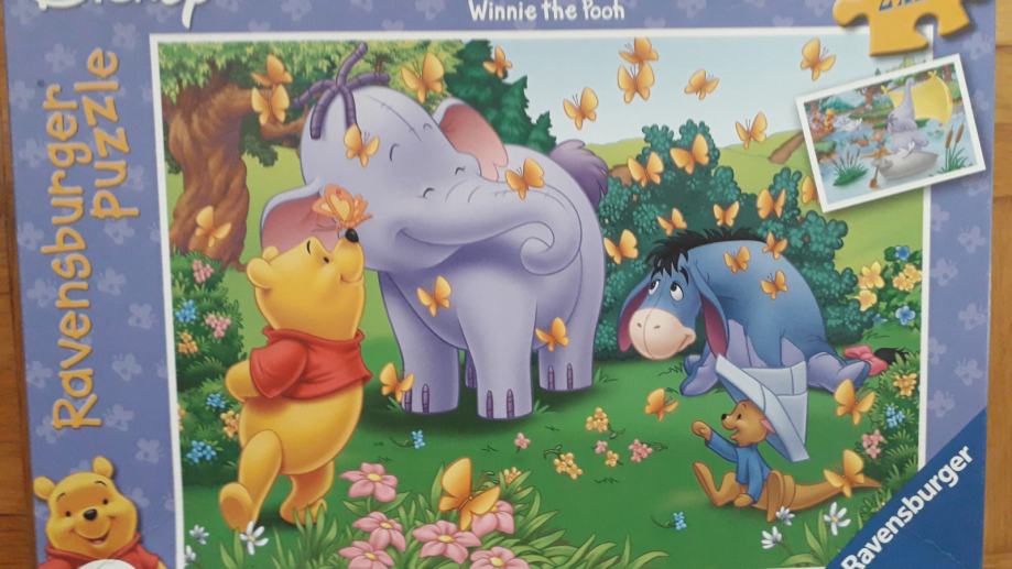 Tri sestavljanke Winnie the Pooh (dvojna) in Disneyevi junaki