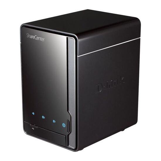 2-Bay Network Storage Enclosure DNS-320 NAS D-link + 2 x 2TB disk