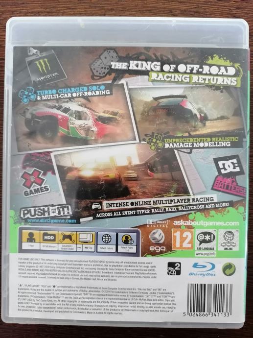 Playstation 3 - PS3 igra Colin McRae Dirt 2