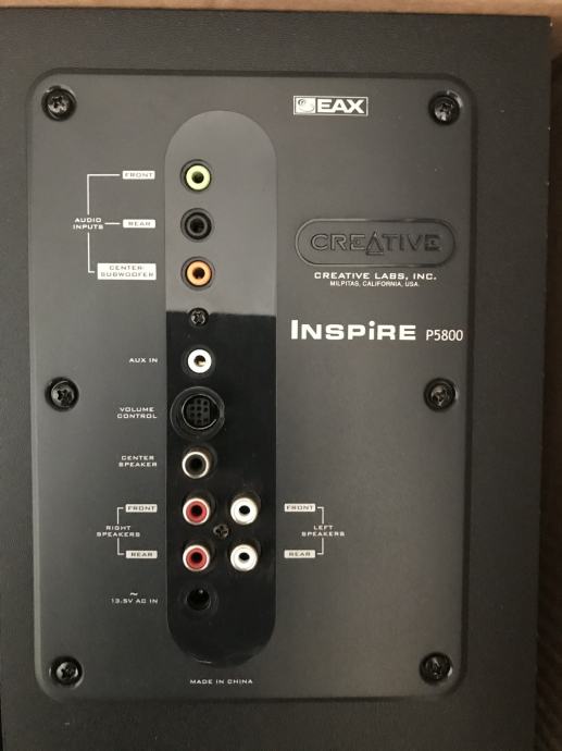 CREATIVE Inspire P5800 - 115W system power