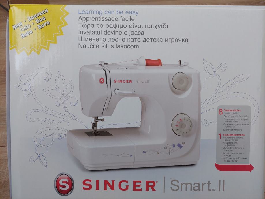 Nov šivalni Singer Smart II z garancijo