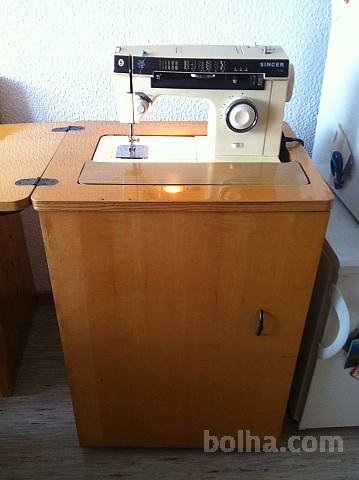 Šivali stroj Singer 7136, brezhiben, z omaro