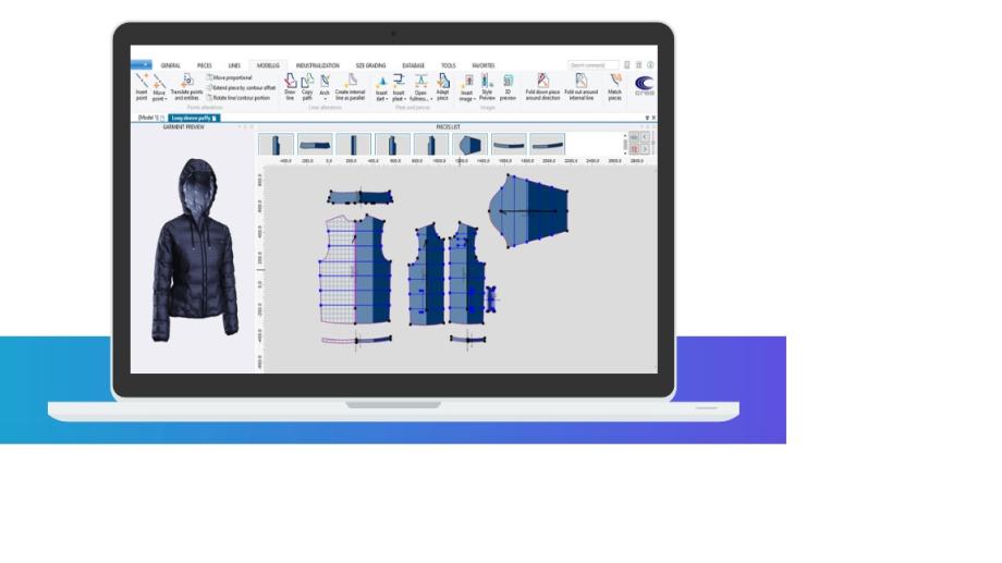 CAD program za izradu krojnih slika CREA