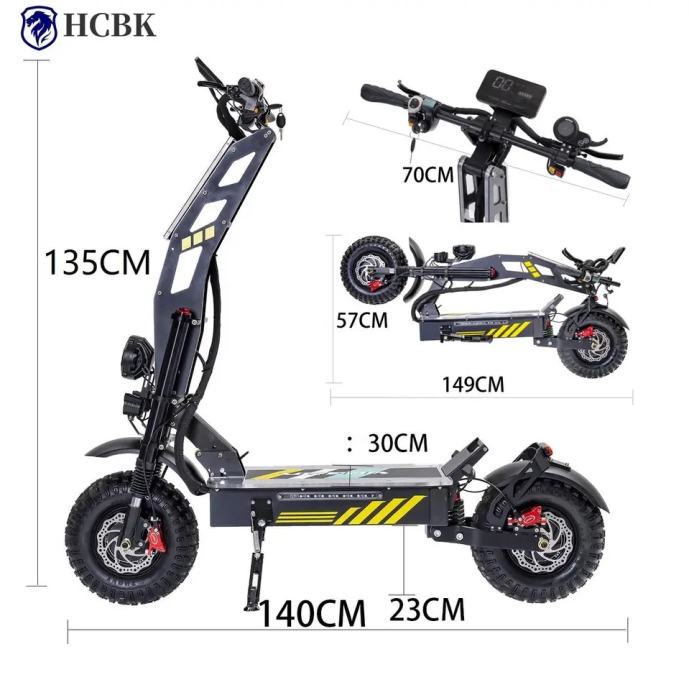 Novi Električni Skiro HCBK-X15 - 8.000W / Do 90 Km/h
