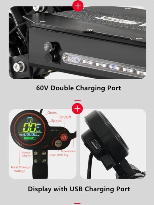 Električni skiro Quickwheel Explorer - 6.000W / MAX hitrost 85km/h