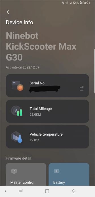Električni skiro Segway Ninebot Max G 30 LE II