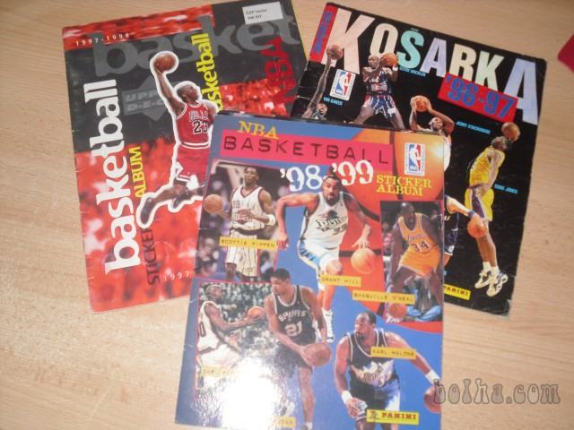 Nba Album 96-97 Nba Basketball 98-99 Nba basketball sticker album 9...