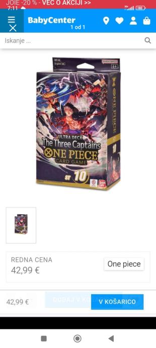 One piece karte Ultimate Deck: The Three Captains ST-10