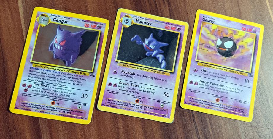 Pokemon TCG, Gengar (First Generation) 5/62 Holo