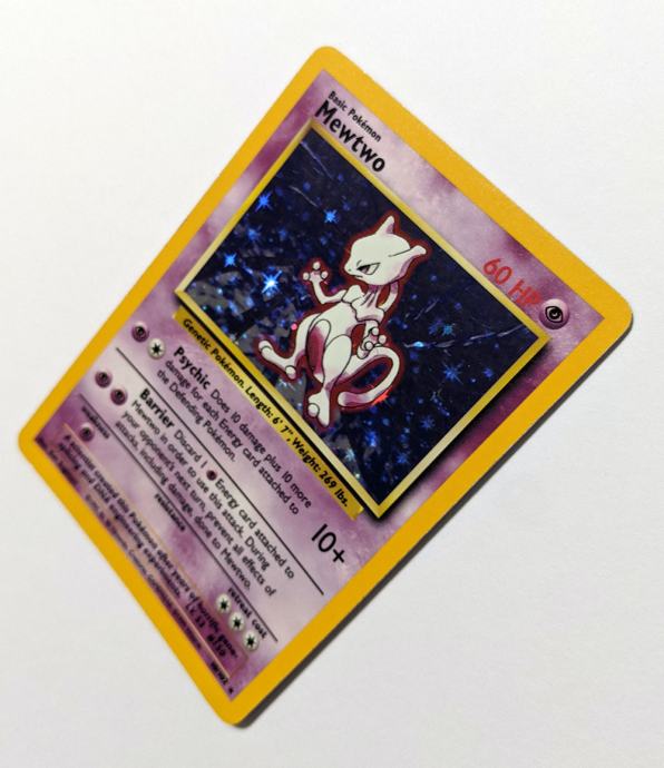 Pokemon TCG, Mewtwo (First Generation) 10/102 Holo