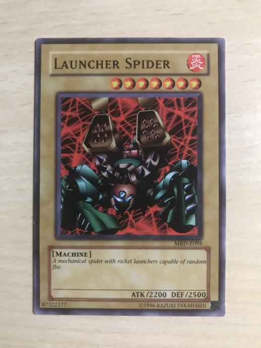 Yu-Gi-Oh! karta Launcher Spider 1st Edition MRD-E095
