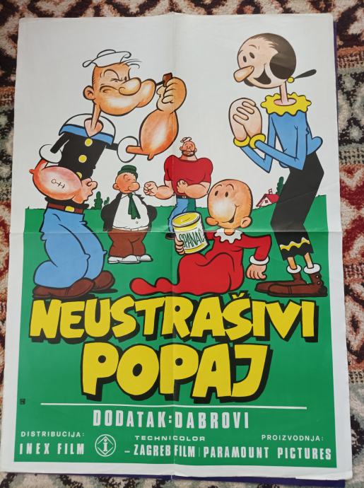 BUD SPENCER, POPAJ - FILMSKA PLAKATA, 1980