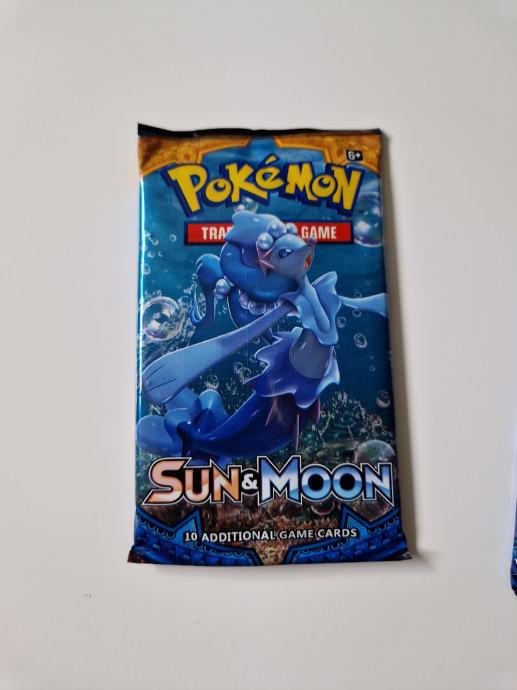 POKEMON sun&moon packs 3 paketi po 10 kart