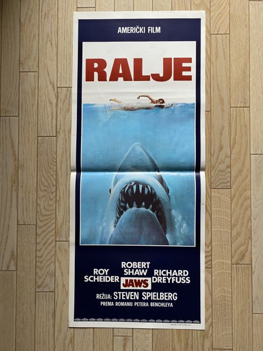 RALJE - izvorni ex Yu kino plakat- ozka različica