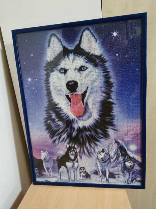 Slika puzzle v okvirju