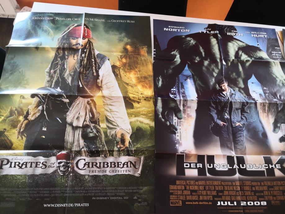 Stari filmski plakati,hulk,batman,sin city,Harry Potter, bloodrayne2,