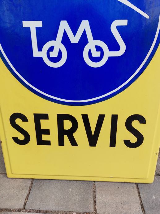 Tomos servis plehnata reklama, Tomos stara tabla, Tomos reklama, Tomos