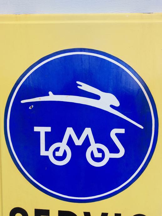 Tomos servis plehnata reklama, Tomos stara tabla, Tomos reklama, Tomos