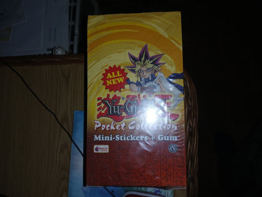 Yu Gi Oh pocket collection albumi in nalepke